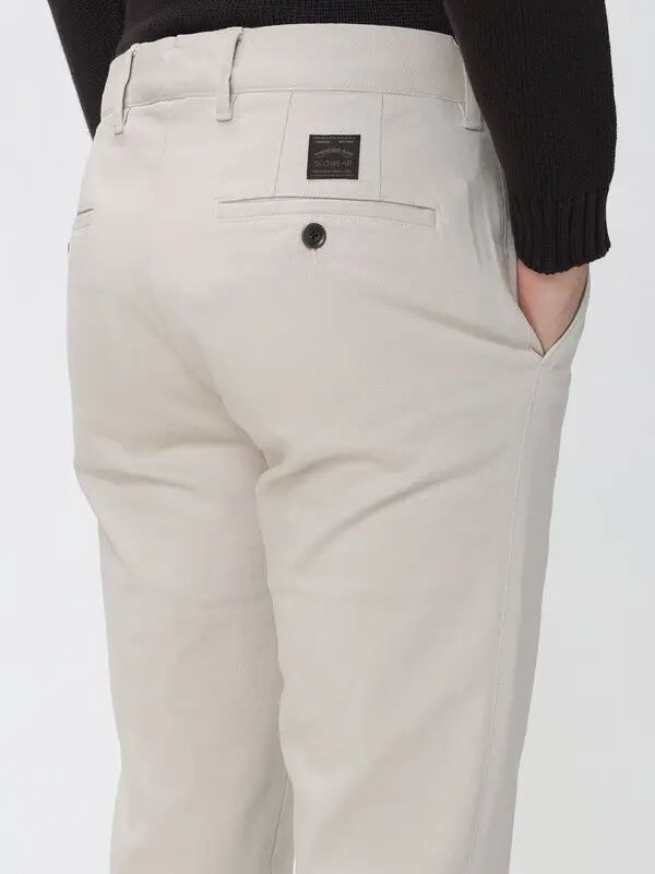 Incotex Slim Fit Stretch Cotton Chino Trousers - Natural