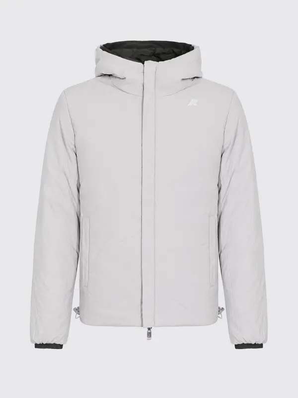 K-WAY Reversible Hooded Windbreaker In Recycled Nylon - Green