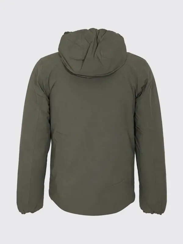 K-WAY Reversible Hooded Windbreaker In Recycled Nylon - Green