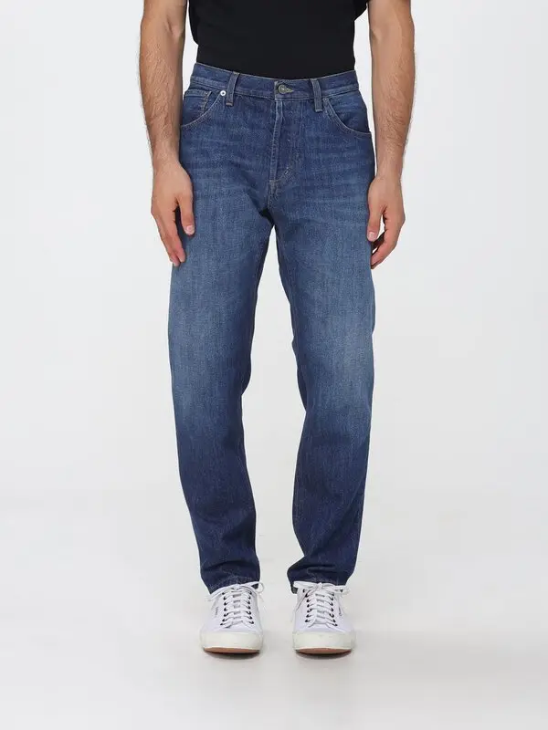 DONDUP Brighton Carrot Fit Five-pocket Jeans In Stretch Denim - Blue