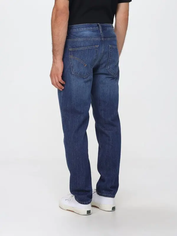 DONDUP Brighton Carrot Fit Five-pocket Jeans In Stretch Denim - Blue