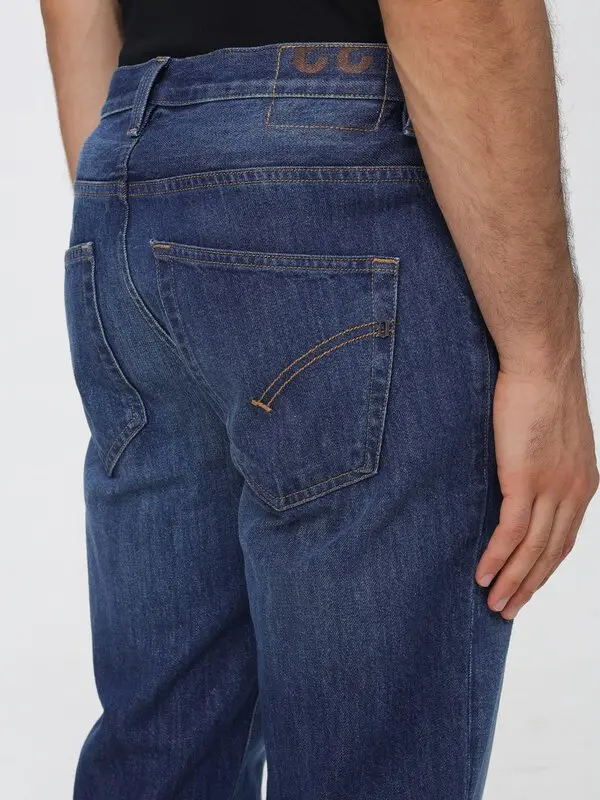 DONDUP Brighton Carrot Fit Five-pocket Jeans In Stretch Denim - Blue