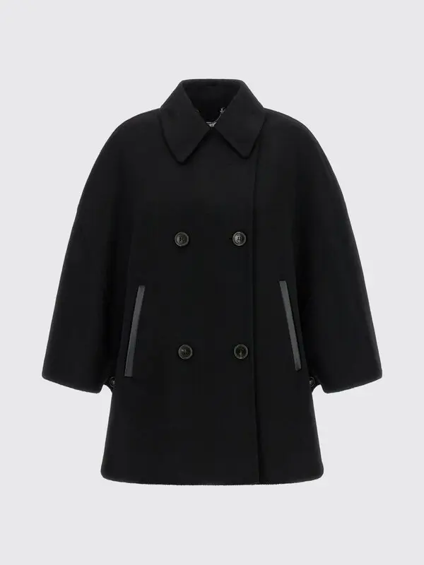 Max Mara Double-breasted Knee-length Cashmere Coat With Dropped Shoulders
