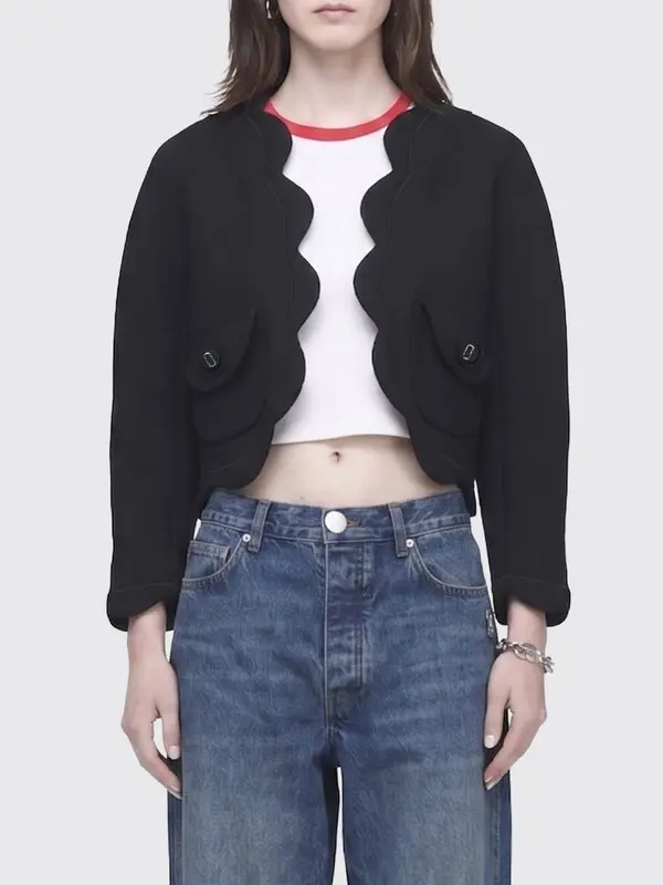Marc Jacobs Cropped Single-breasted Jacket In Wool Blend