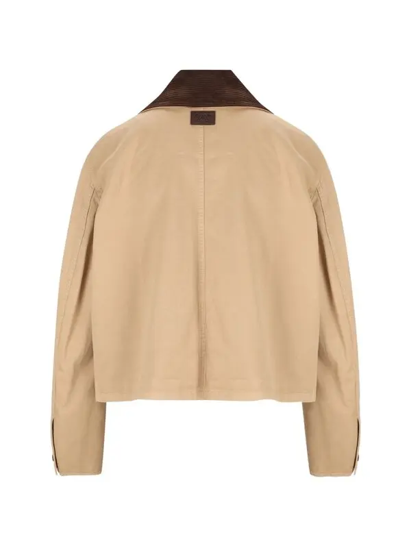 Loewe Cotton Jacket With Contrasting Collar