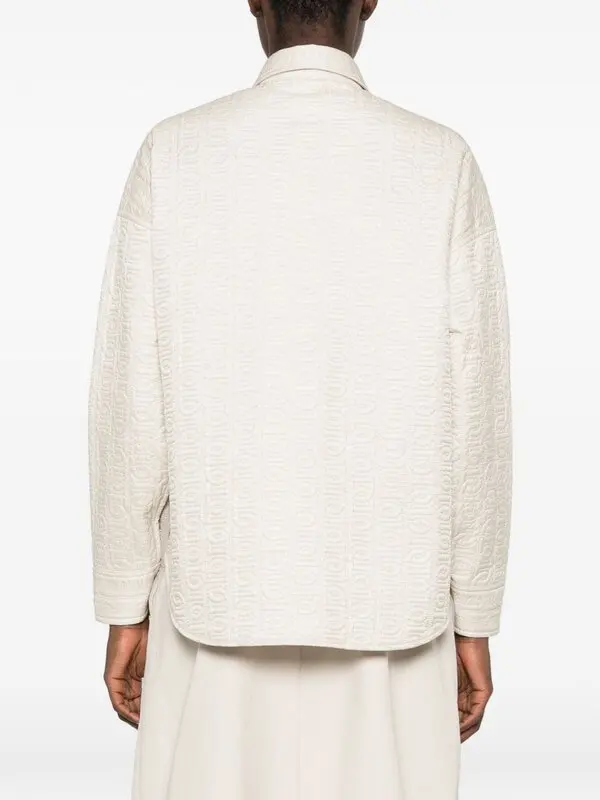 Moncler Padded Overshirt With Classic Collar