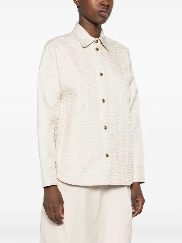 Moncler Padded Overshirt With Classic Collar