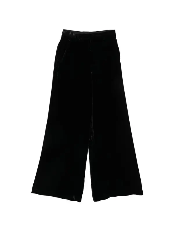 Rick Owens Velvet Wide-leg Trousers