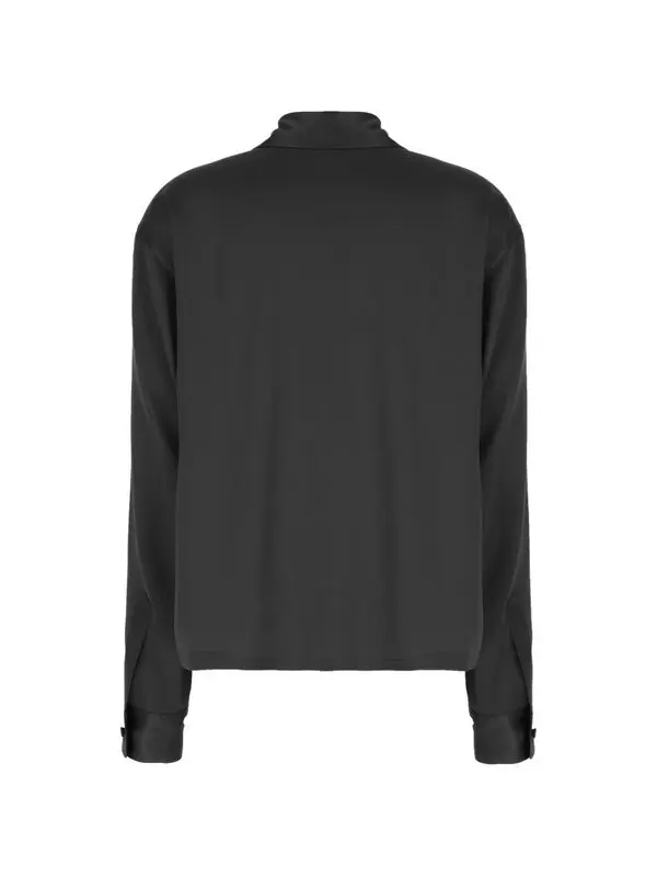 TOM FORD Silk Satin Polo Shirt
