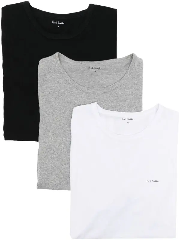 Paul Smith Logo Cotton T-shirt 3pack