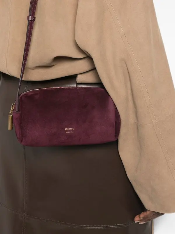 Khaite Kye Mini Leather Crossbody Bag