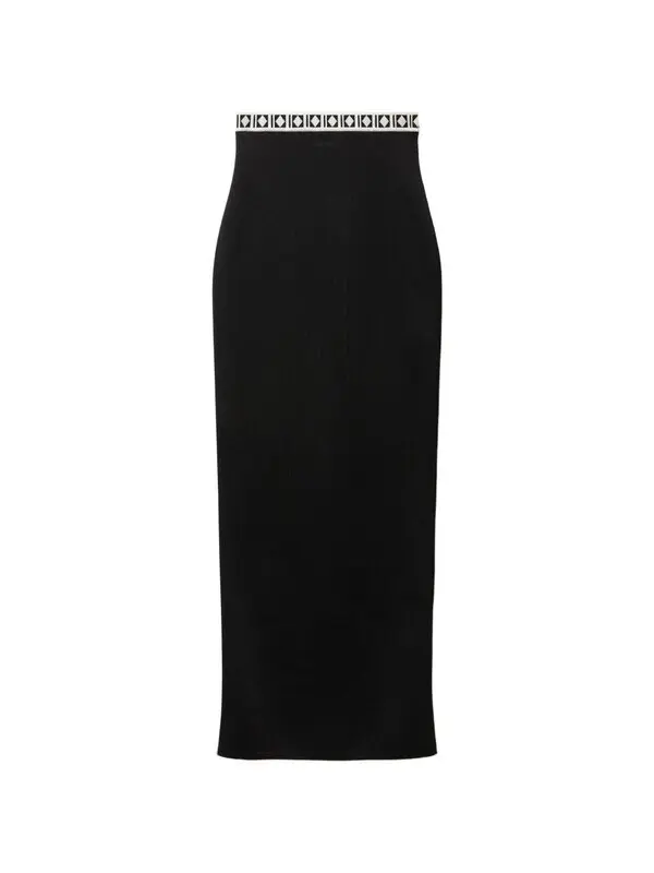 Versace Long Skirt - Black
