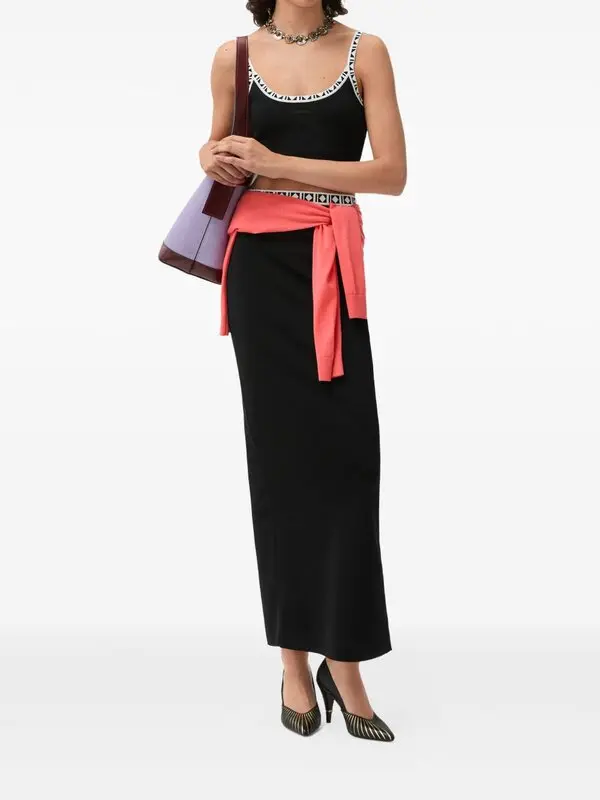 Versace Long Skirt - Black