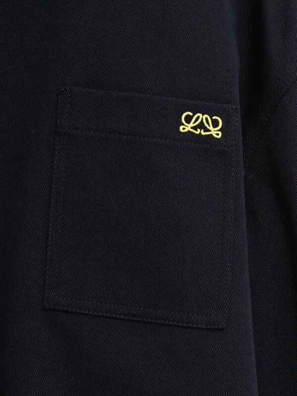 Loewe Zip-up Embroidered Jacket - Blue