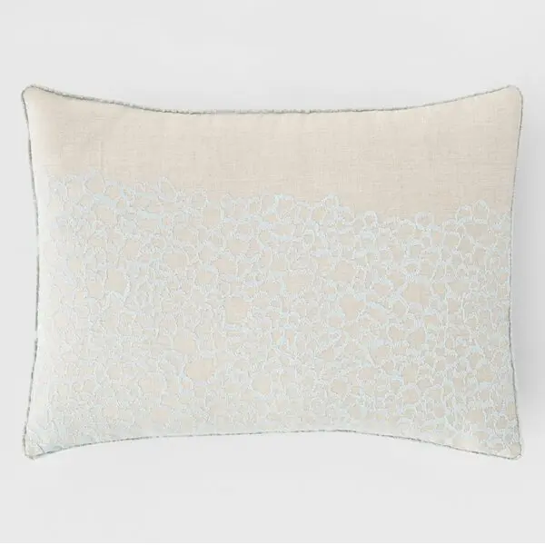 Vera Wang Abstract Embroidery Decorative Pillow, 15 X 20 - Multi