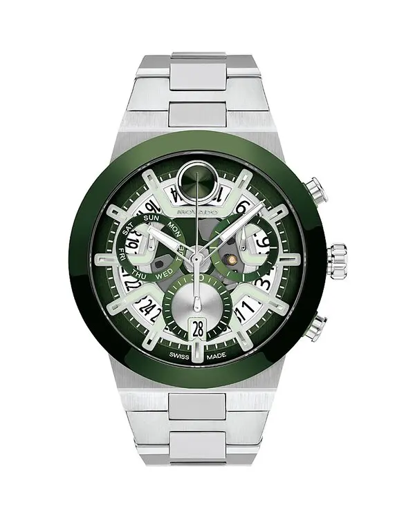 Movado Fusion Chronograph, 45mm - Green