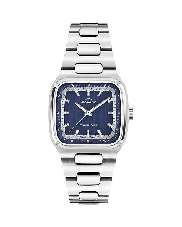 Movado Tempo-matic 37mm Watch - Blue