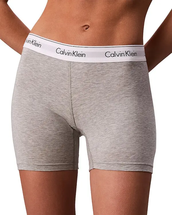 Calvin Klein Logo Waistband Boxer Brief - Grey Heather