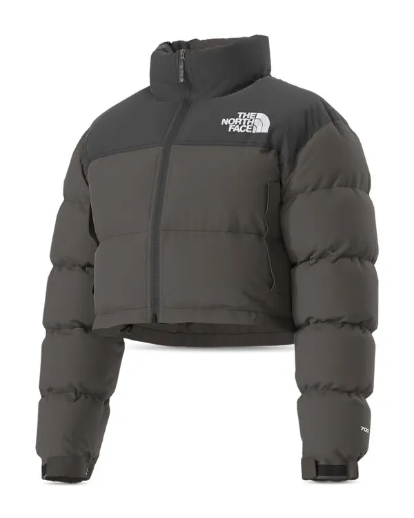 The North Face Cropped Down Jacket - Dark Chestnut
