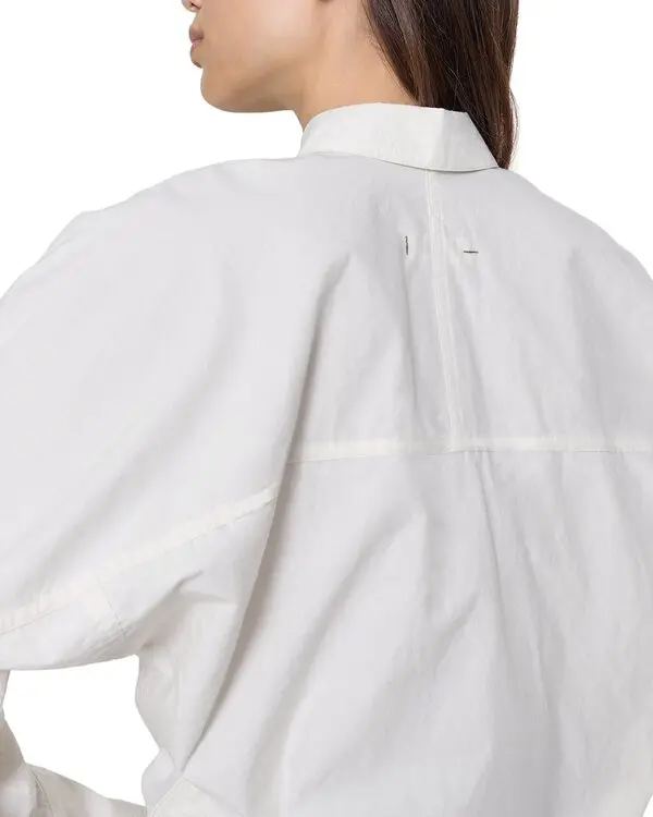 Ossou Ridge Cotton Button Front Shirt