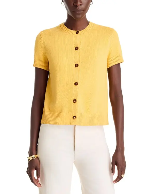 Lafayette 148 New York Cotton & Silk Crewneck Sweater