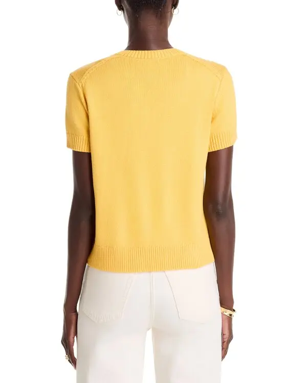 Lafayette 148 New York Cotton & Silk Crewneck Sweater
