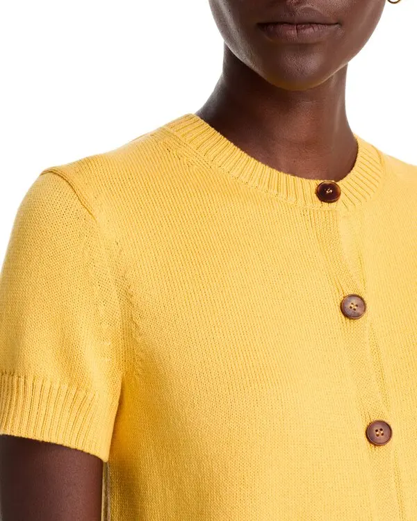 Lafayette 148 New York Cotton & Silk Crewneck Sweater
