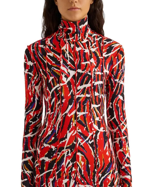 Proenza Schouler White Label Mabel Printed Jersey Dress