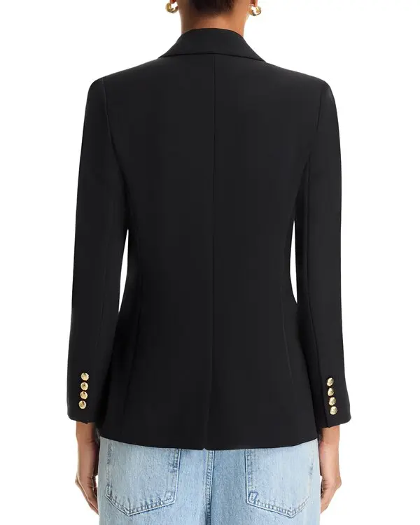 Generation Love Leighton Crepe Blazer With Notched Lapel And Button Detail