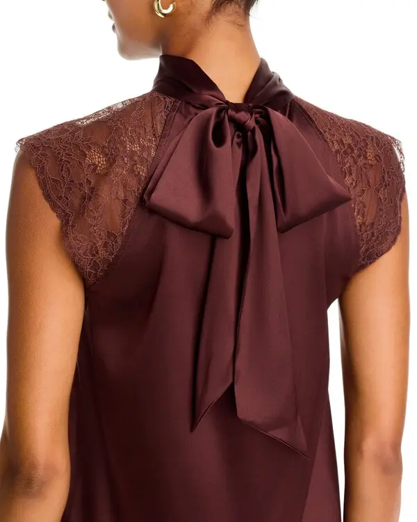 Generation Love Rachel Chantilly Lace Trim Blouse
