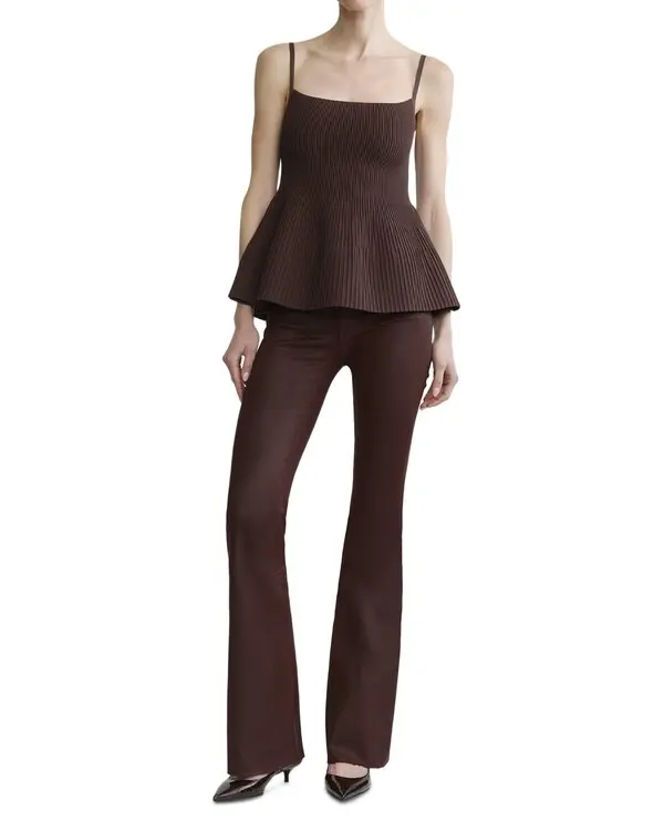 DL1961 Peplum Instasculpt Rib Tank Top