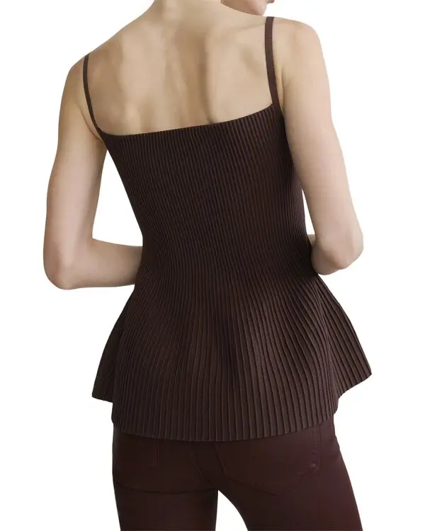 DL1961 Peplum Instasculpt Rib Tank Top