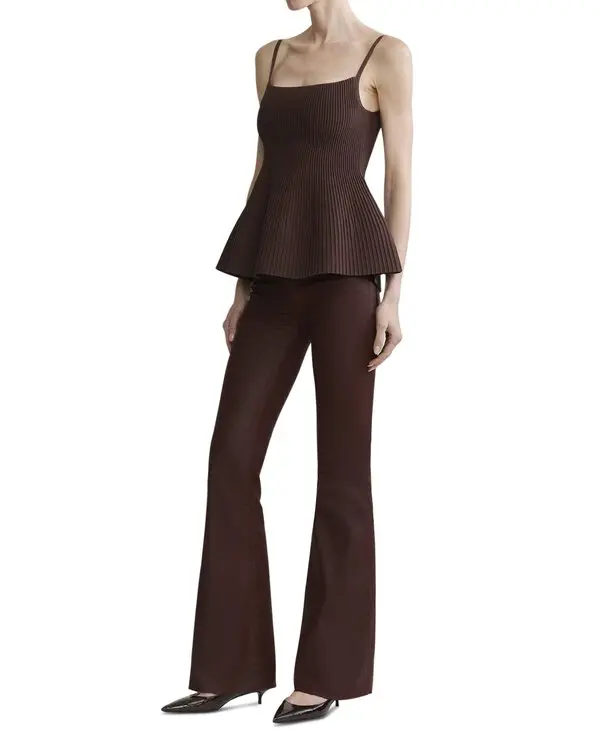 DL1961 Peplum Instasculpt Rib Tank Top