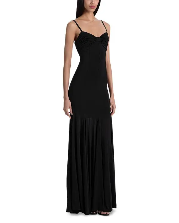 Alice + Olivia Irina Godet Maxi Dress