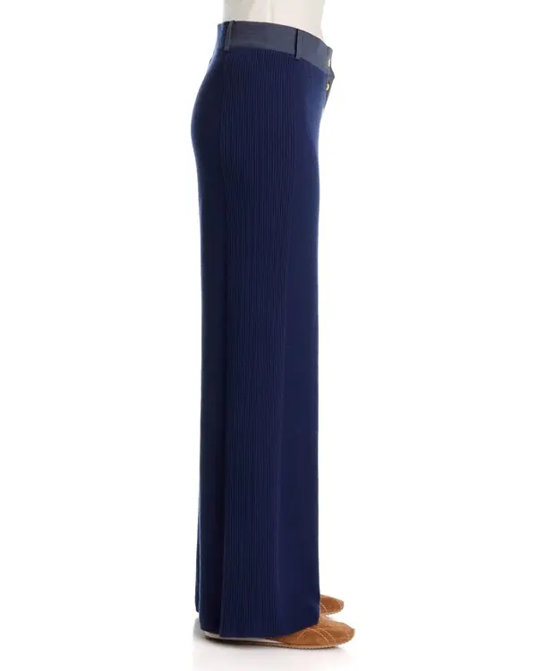 Rag & Bone Wool Stretch Wide Leg Pants