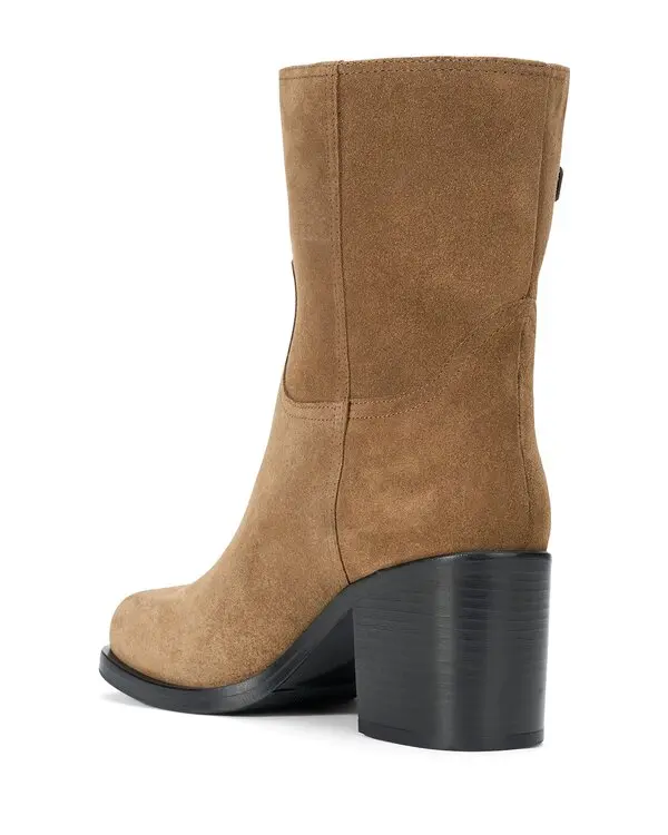 Staud Brooklyn Buckled Ankle Boots - Husk