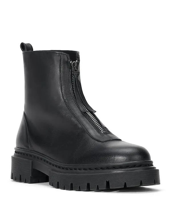 Staud Miles Zip Ankle Boots - Black