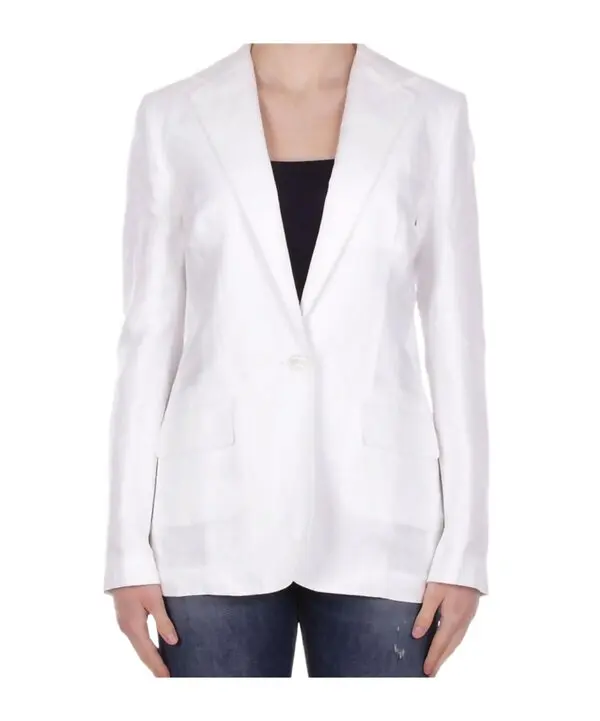 Ralph Lauren V-neck Single-breasted Jacket