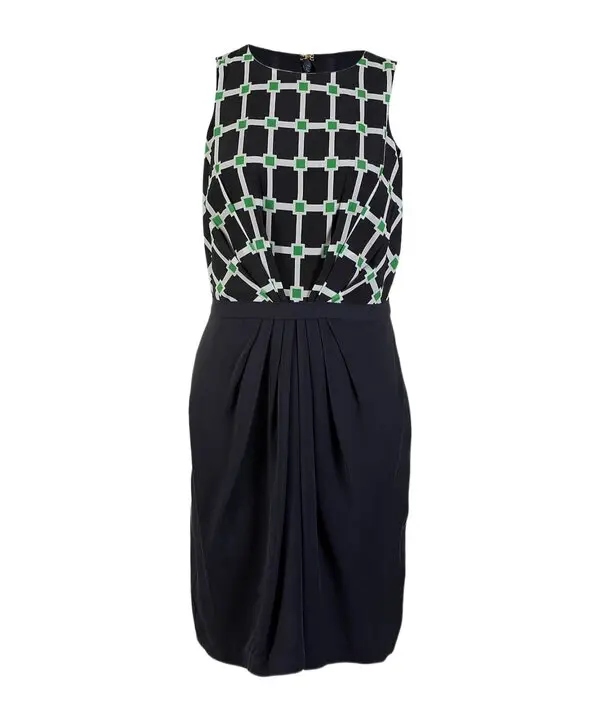 Michael Kors Gathered Detailed Sleeveless Dress - Black