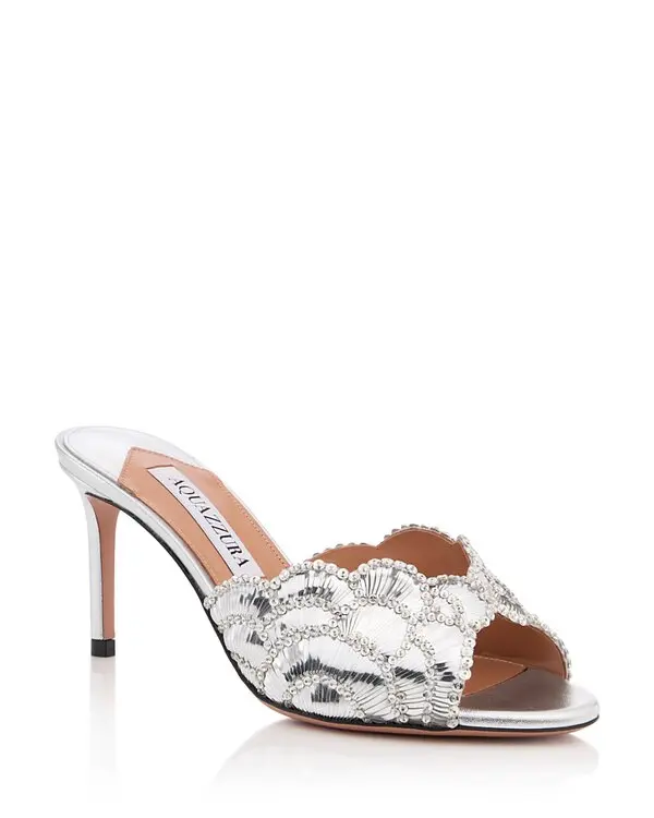 AQUAZZURA Ce Soir Pointed Mule Pumps
