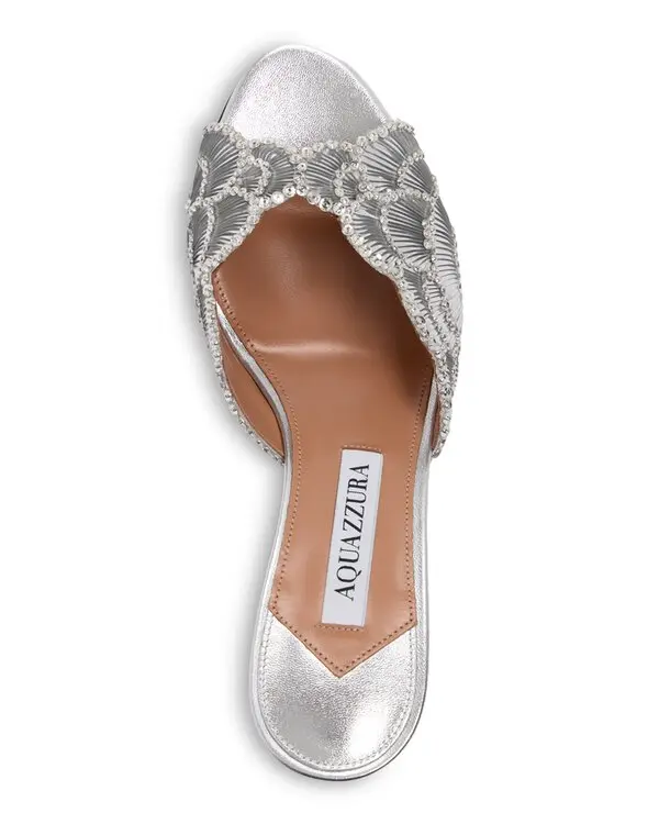 AQUAZZURA Ce Soir Pointed Mule Pumps