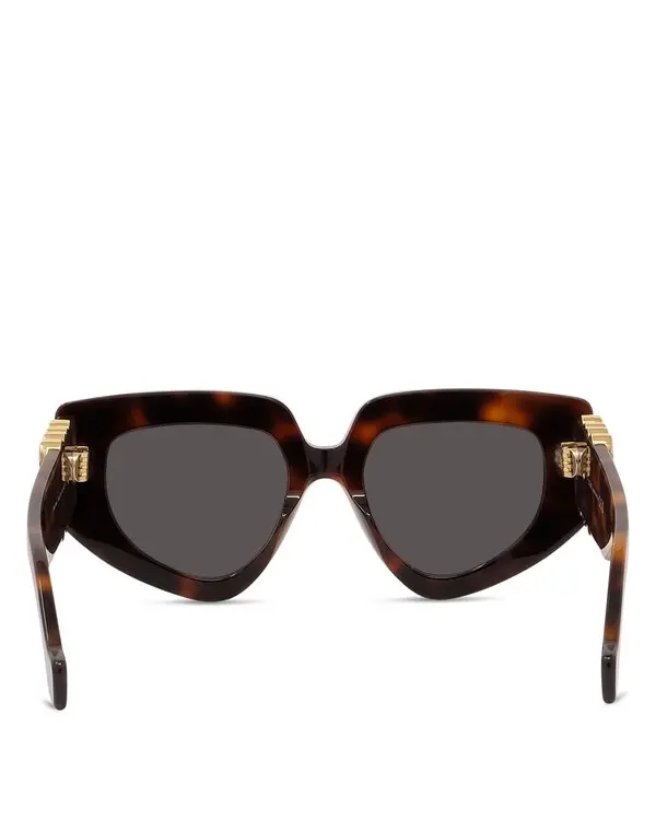 Loewe Anagram Geometric Sunglasses, 51mm