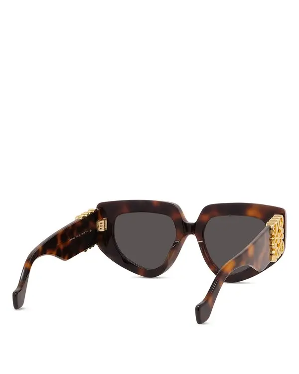 Loewe Anagram Geometric Sunglasses, 51mm
