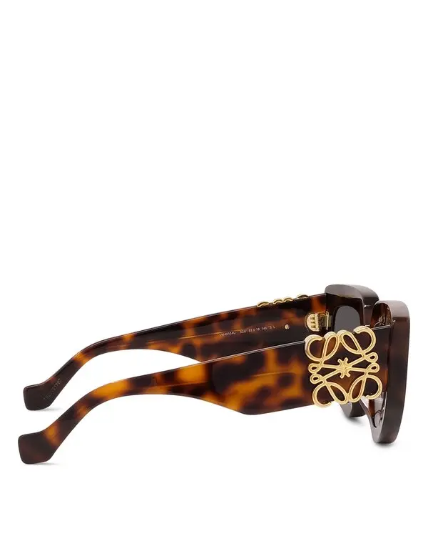 Loewe Anagram Geometric Sunglasses, 51mm
