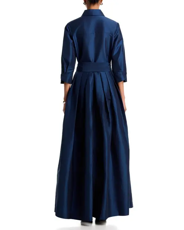 Simkhai Julip Belted Three Quarter Sleeve Gown