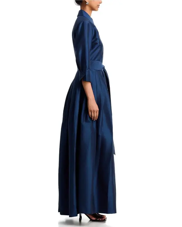 Simkhai Julip Belted Three Quarter Sleeve Gown
