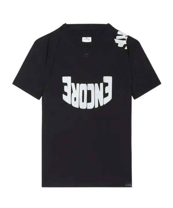 COURREGES Graphic Print T-shirt