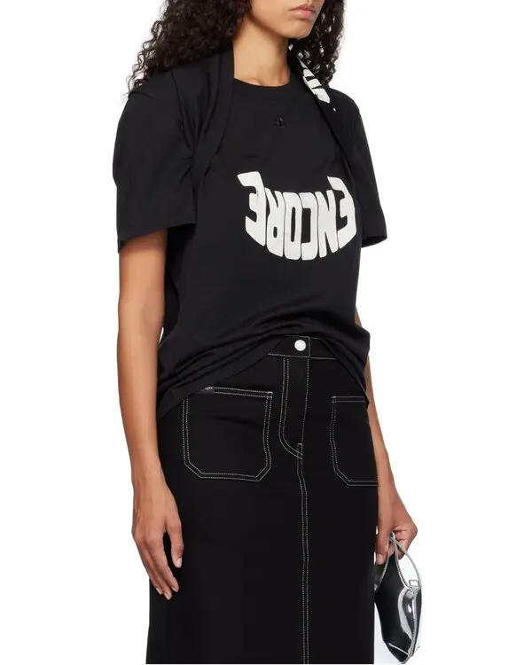 COURREGES Graphic Print T-shirt