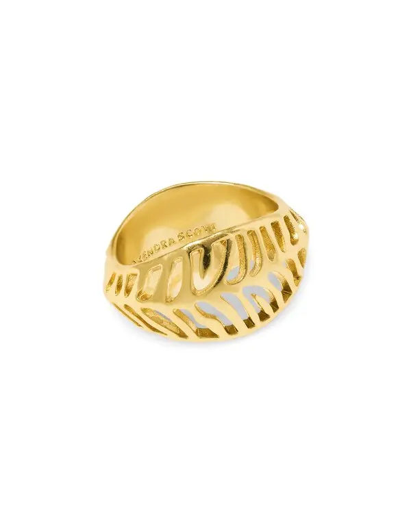 Kendra Scott Mikki Openwork Band Ring - Gold