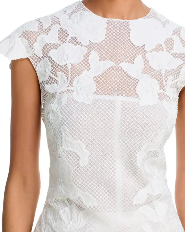 Simkhai Eloisa Embroidered Mermaid Gown